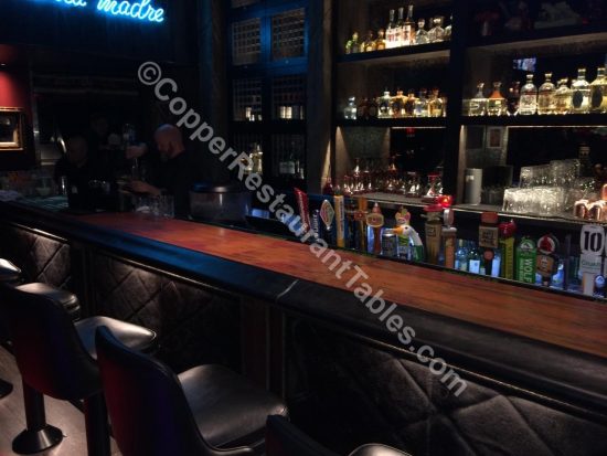 Copper Restaurant Bar Tops Custom Made