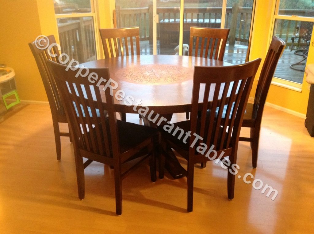 Custom Shape | Copper Restaurant Tables