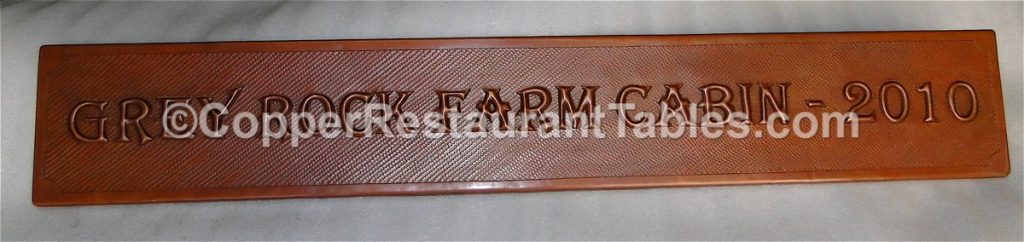 Copper Sheets & Panels Custom Sized & Hand Hammered